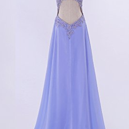 Sumintras A-line High Neck Beaded Lace Prom Dress Beading Evening Gown ...