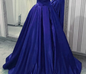 Spark Queen Royal Blue Evening Dress on Luulla
