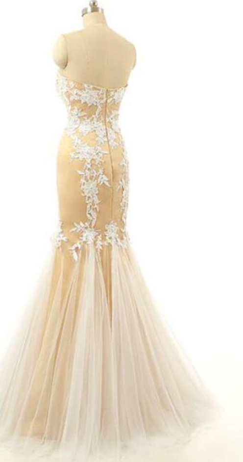 Sleeveless Long Mermaid Prom Dress on Luulla
