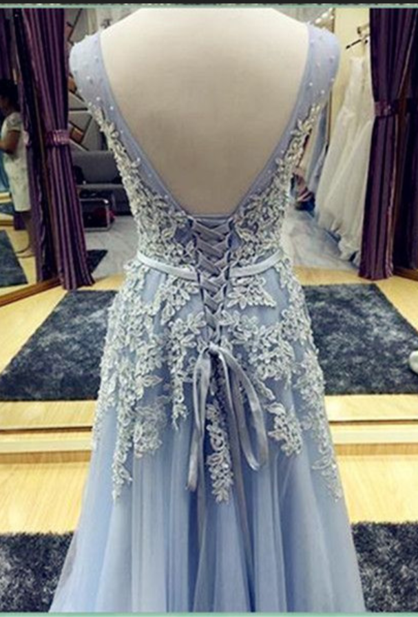 Blue Long Formal Occasion Dress Evening Dresses on Luulla