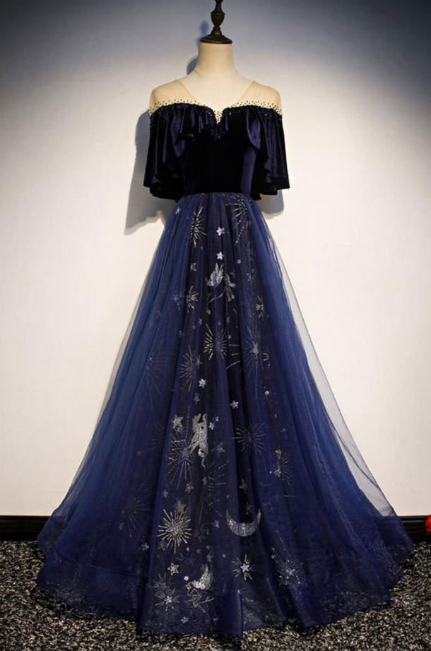 Elegant A-line Long Prom Dress 2020, Party Dress on Luulla