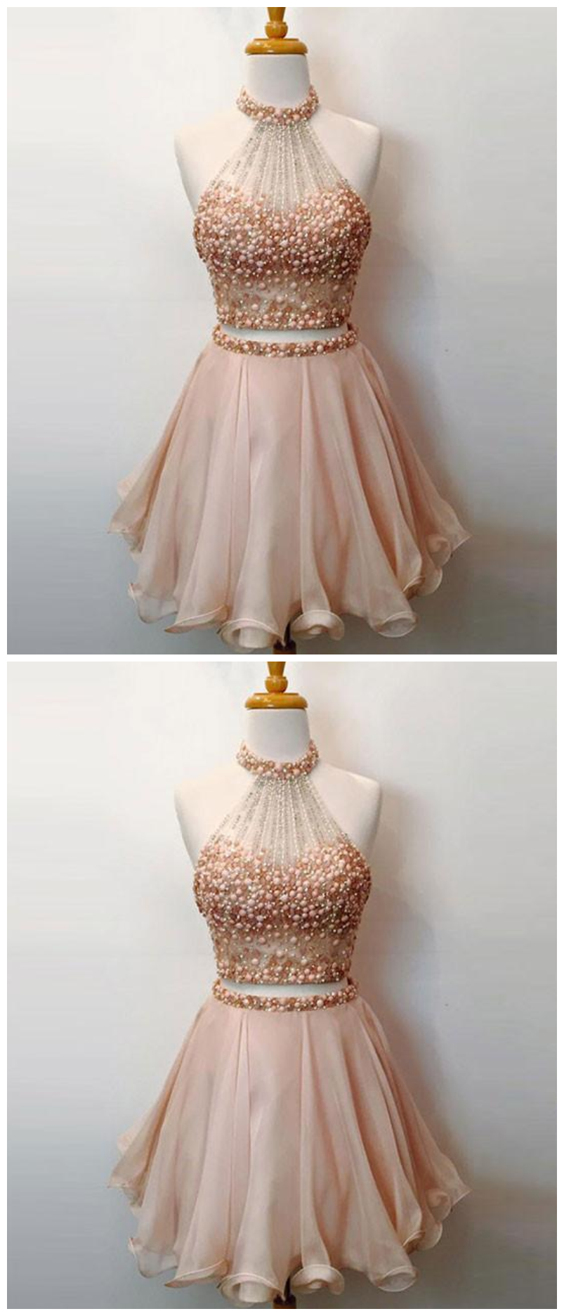 Cute Two Pieces Short Prom Dress, Cute Homecoming Dress on Luulla