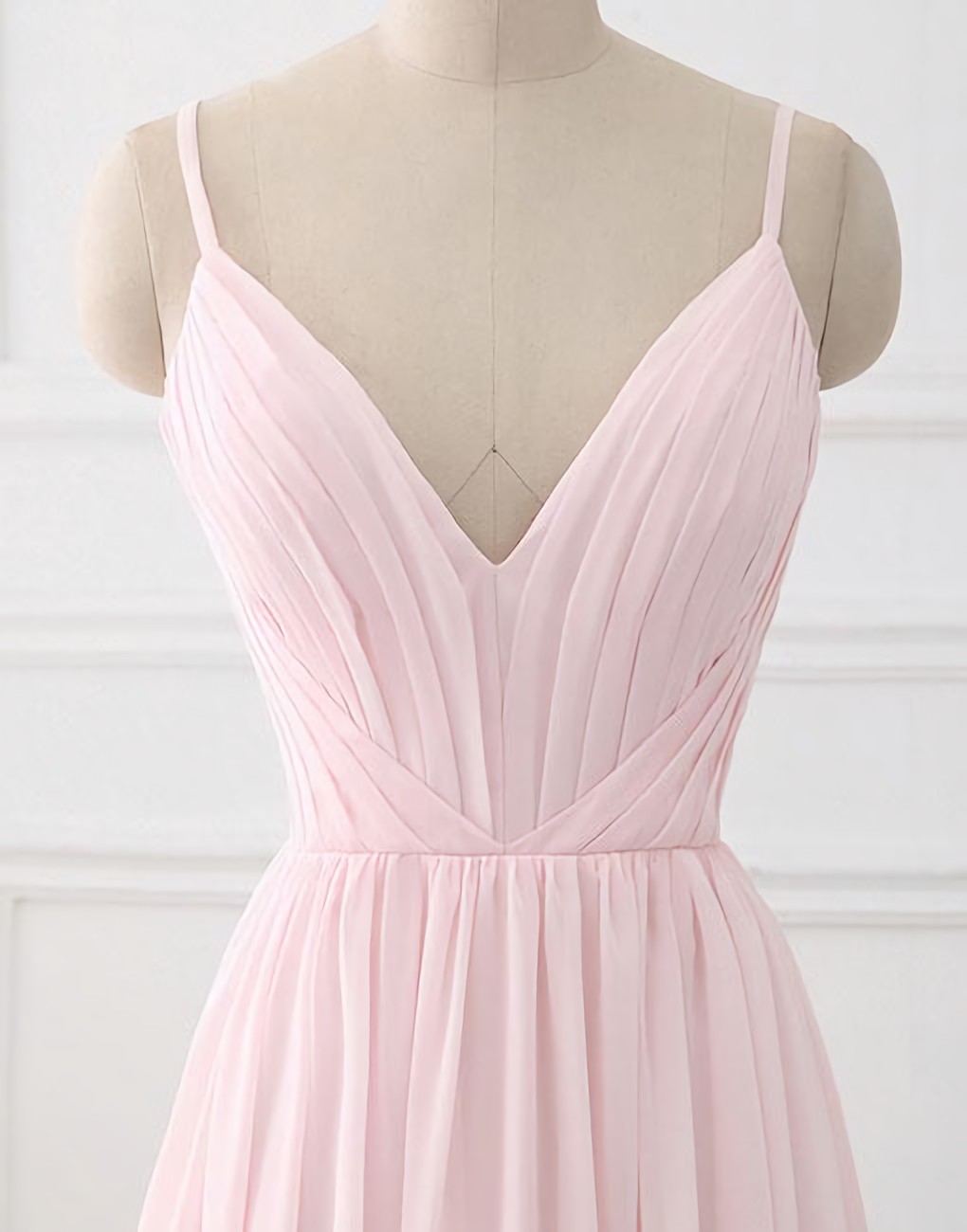 Elegant V Neck Chiffon Formal Prom Dress Beautiful Long Prom Dress