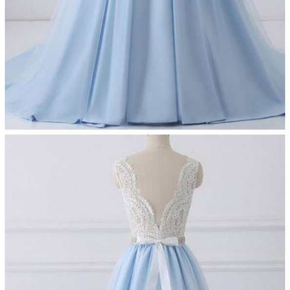 A-line Modest Prom Dresses,Princess Prom Dress on Luulla