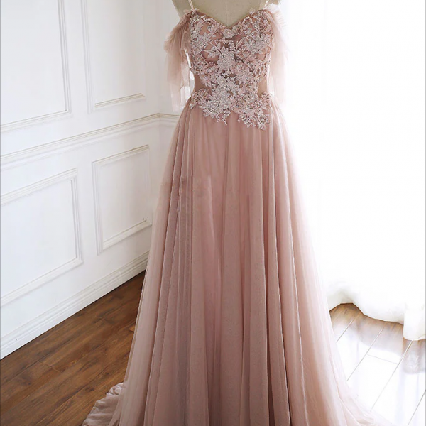 Long Organza Prom Dress With Crystals on Luulla
