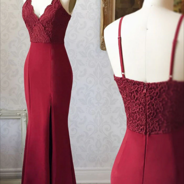 Red Prom Dress,party Dress,long Prom Dress Wedding Dresses on Luulla