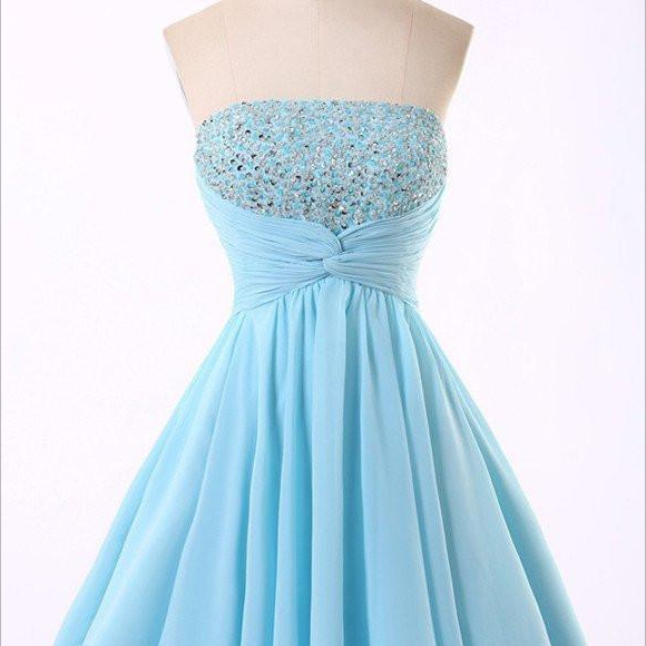 Halter Dark Red Long Prom Dress With Beads on Luulla