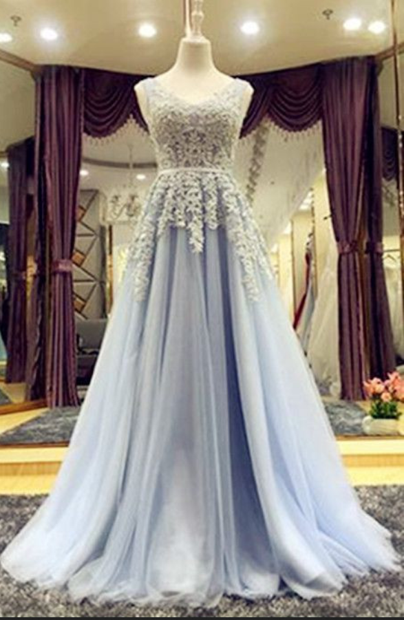 Blue Long Formal Occasion Dress Evening Dresses on Luulla