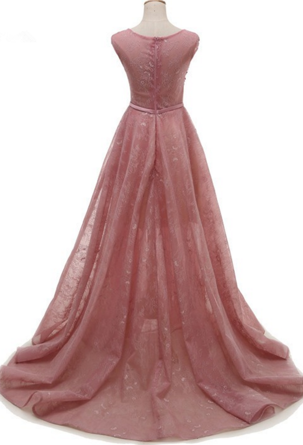 Long Illusion Neck Formal Occasion Dress Evening Dresses on Luulla