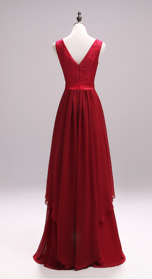 Elegant Women's Vintage Chiffon With A Floor-length Evening Gown on Luulla