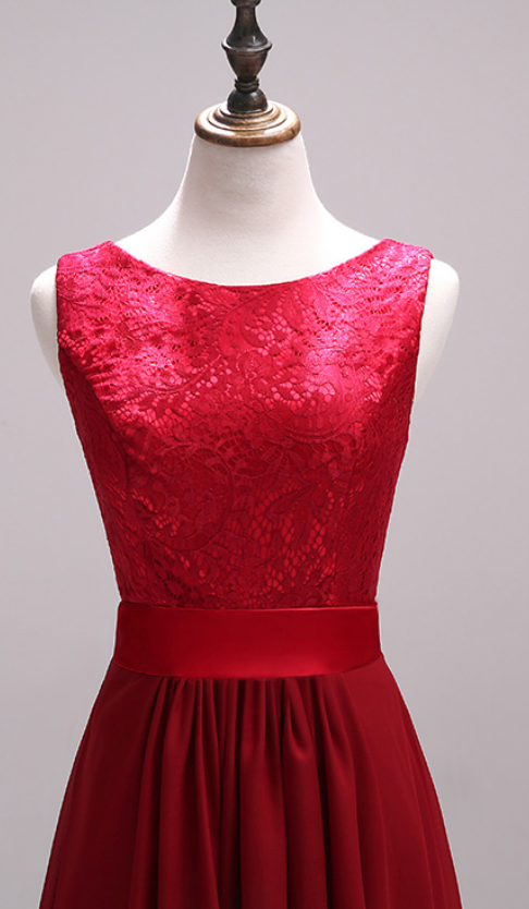 Elegant Women's Vintage Chiffon With A Floor-length Evening Gown on Luulla