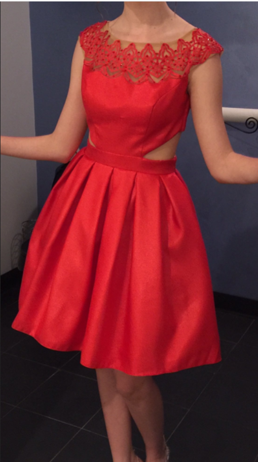 The Red Short Ball Gown Was Back In The Dress, The Cocktail Ball Gown ...