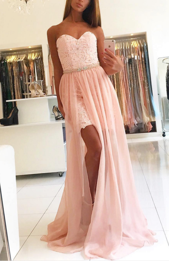 Sweetheart Lace Prom Dress,long Prom Dresses,prom Dresses,evening Dress ...