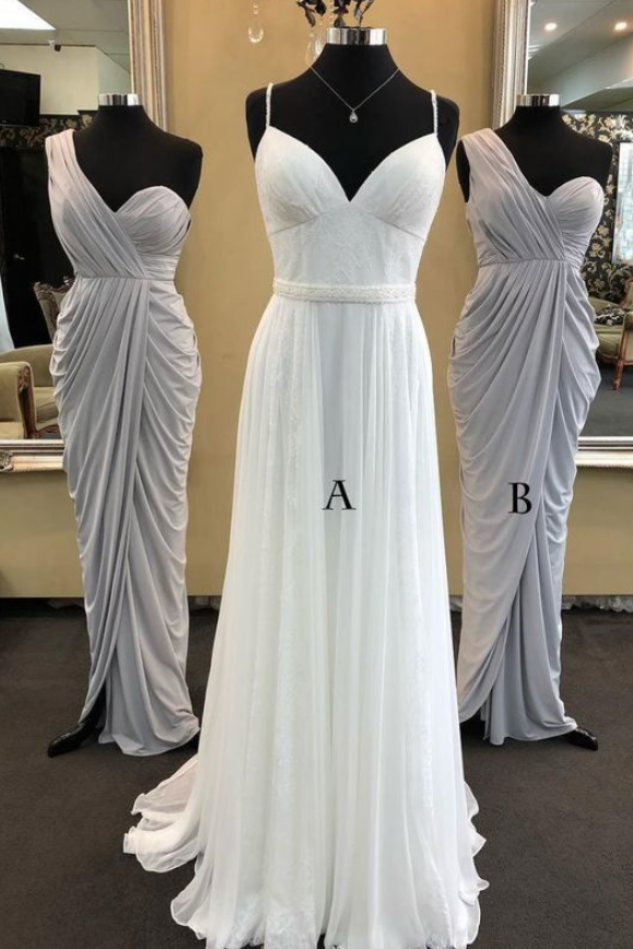 Simple Chiffon Long Prom Dress on Luulla