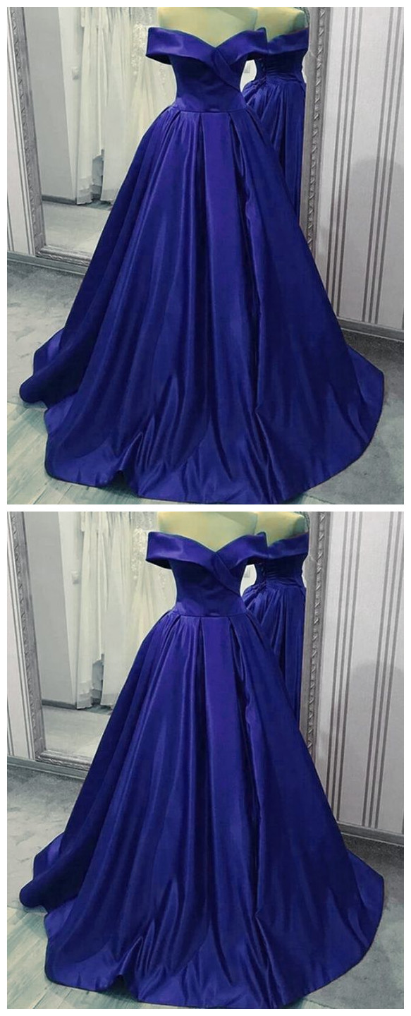 Spark Queen Royal Blue Evening Dress on Luulla
