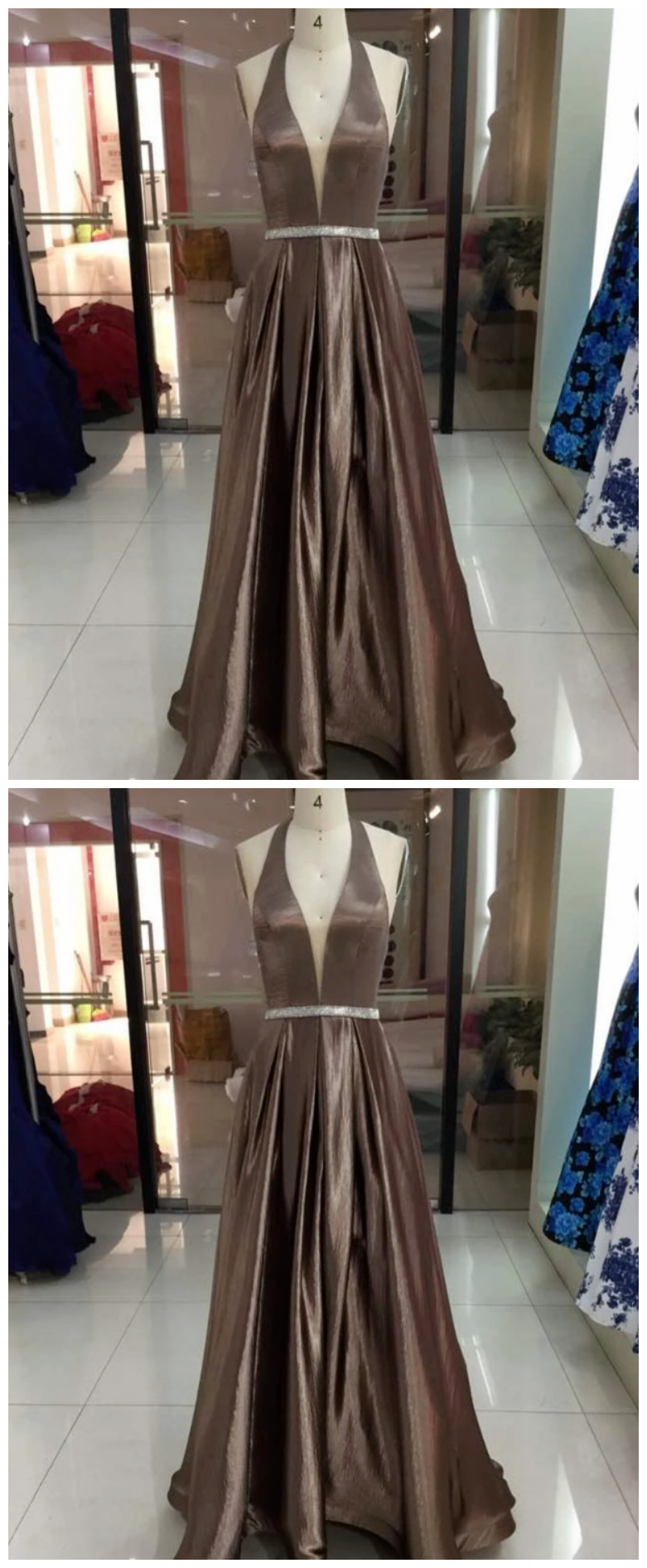 Prom Dresses,v-neck Real Made Formal Prom Dress on Luulla