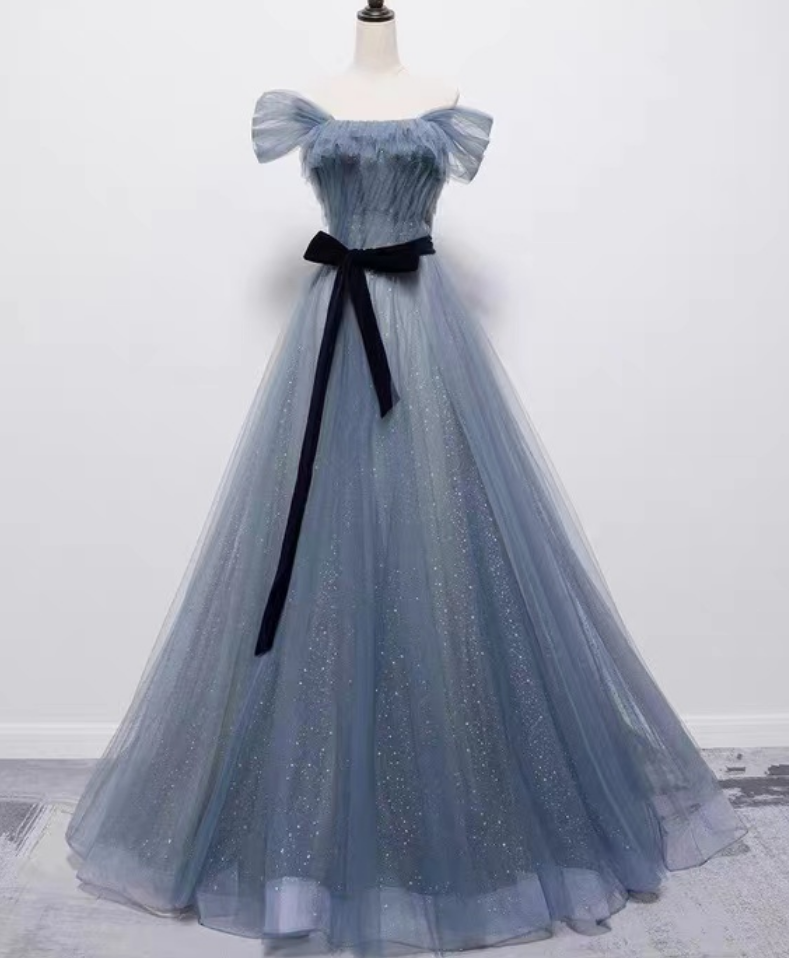 Prom Dresses,off Shoulder Evening Dress, Shiny Party Dress on Luulla