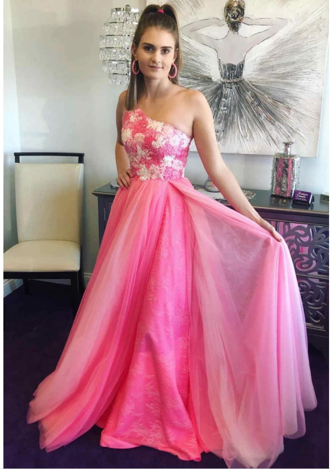 Prom Dresses,one Shoulder Long Prom Dress on Luulla