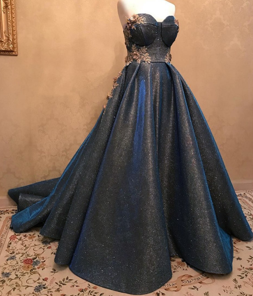Prom Dresses,shiny Sweetheart Long Prom Dress Evening Dress on Luulla