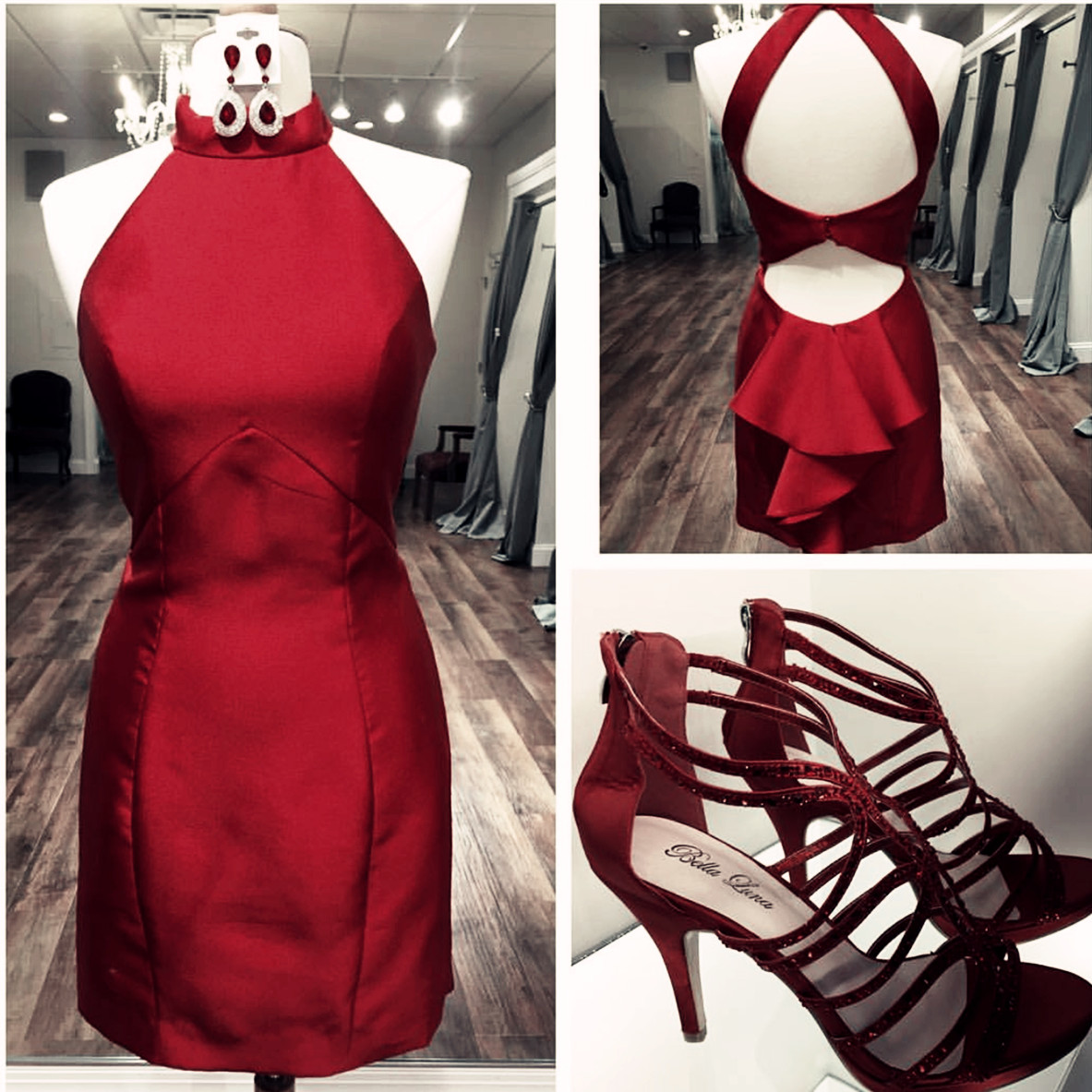 Homecoming Dresses,open Back Prom Dress Short,burgundy Cocktail Dresses ...