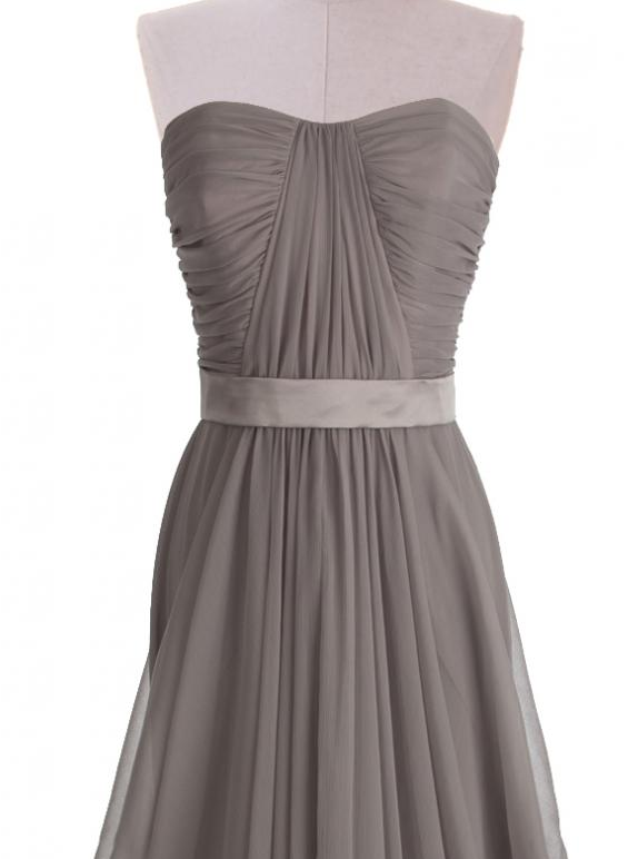 Simple Elegant Chiffon Formal Prom Dress, Beautiful Long Prom Dress ...